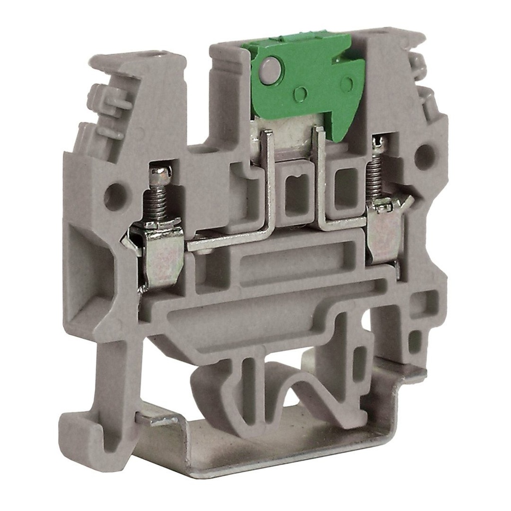 DIN Rail Knife Disconnect Terminal Block, Green Lever, 20-12AWG, 5.5mm ...